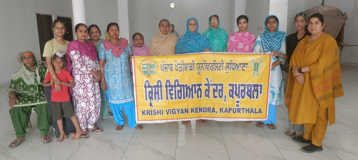 PAU-KVK Kapurthala, organized a training program and Awareness camp on ...