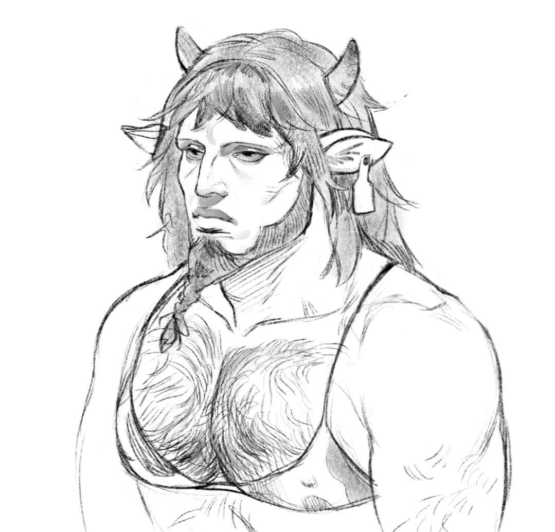 Drawing Bjorn as a cow never feels old to me https://t.co/eaEBnLi4dj