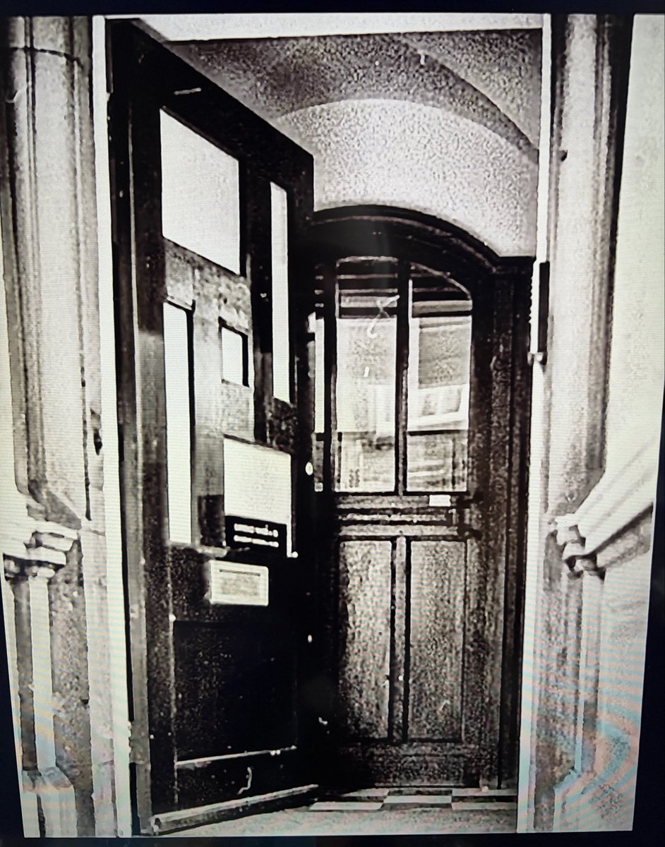 Entrance to The Process Church headquarters at 2 Balfour Place, Mayfair ...