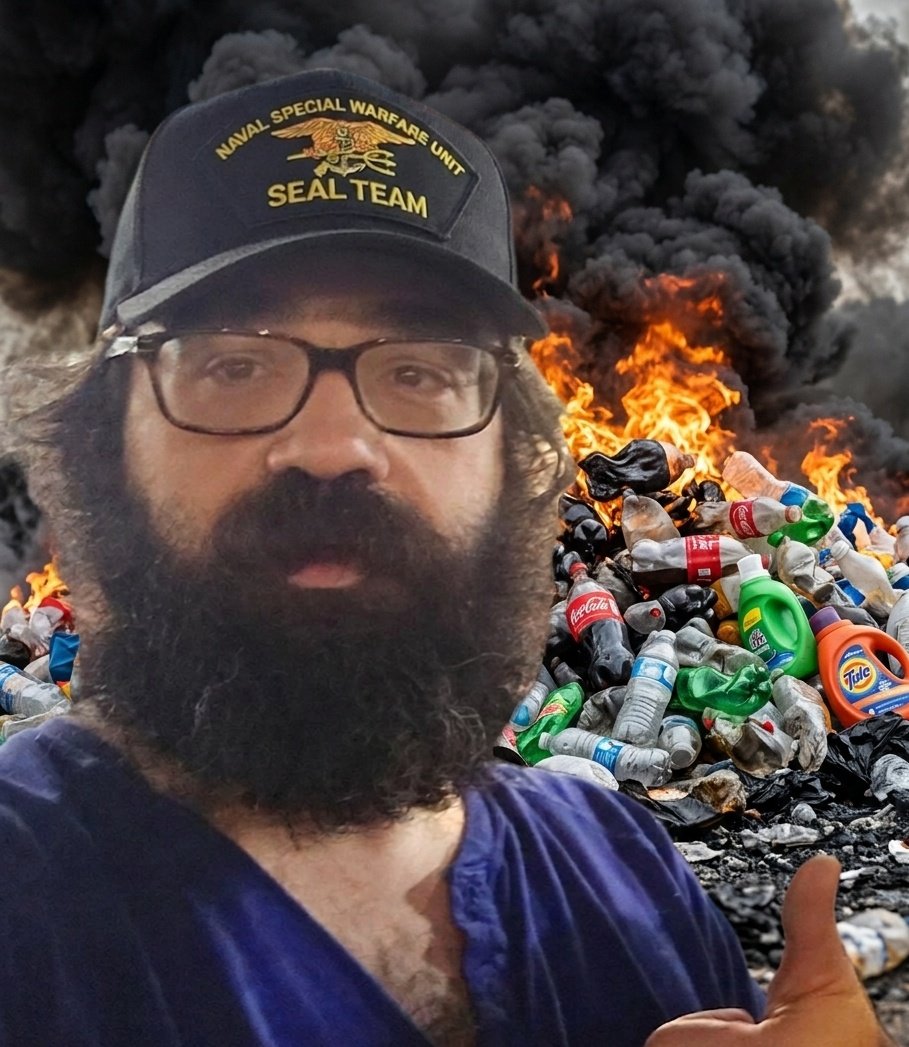 Perry Abbasi Crime Report: Perry Abbasi has started burning plastic in ...