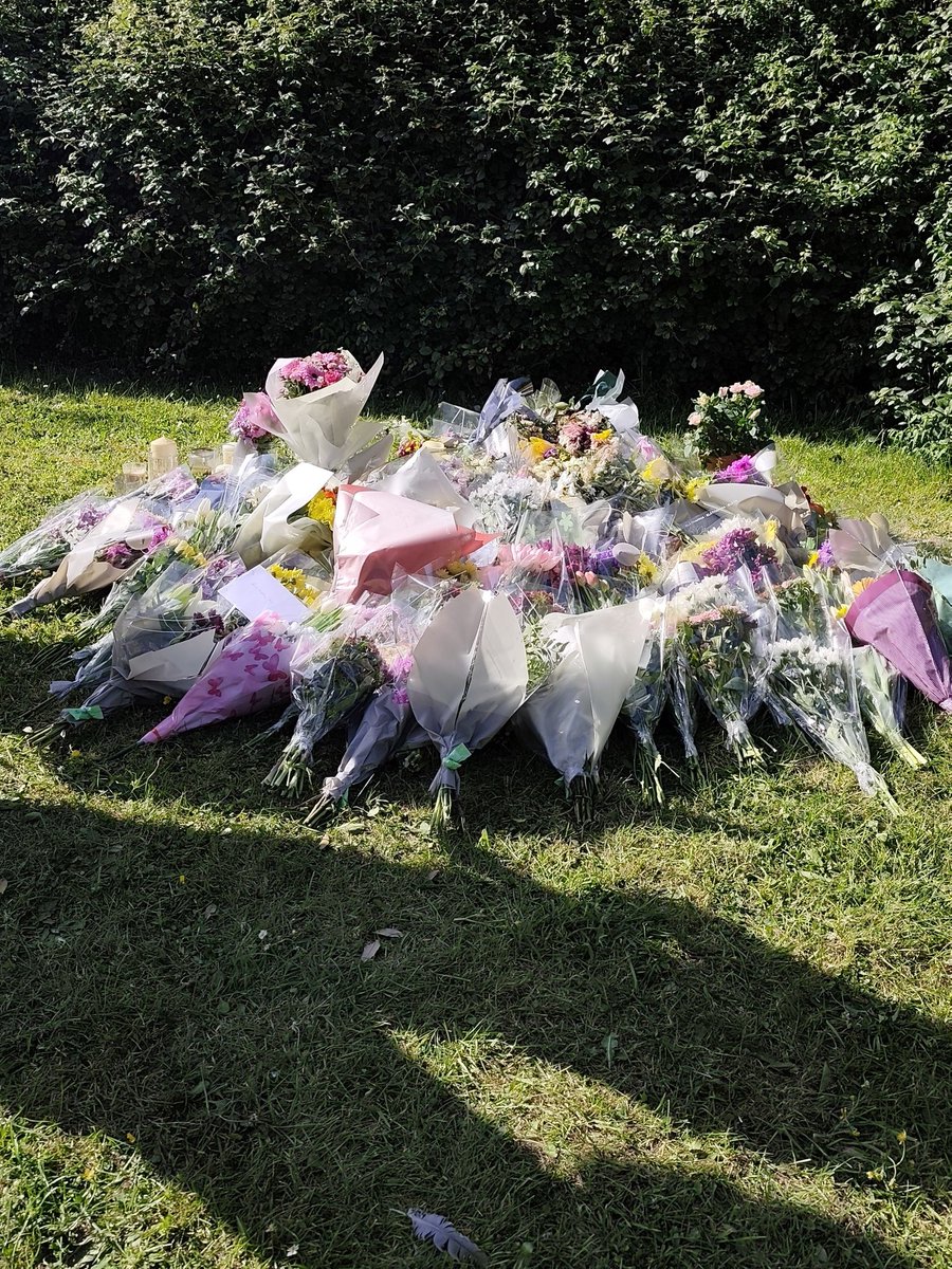 A beautiful and moving turnout this evening on Mill Road ...