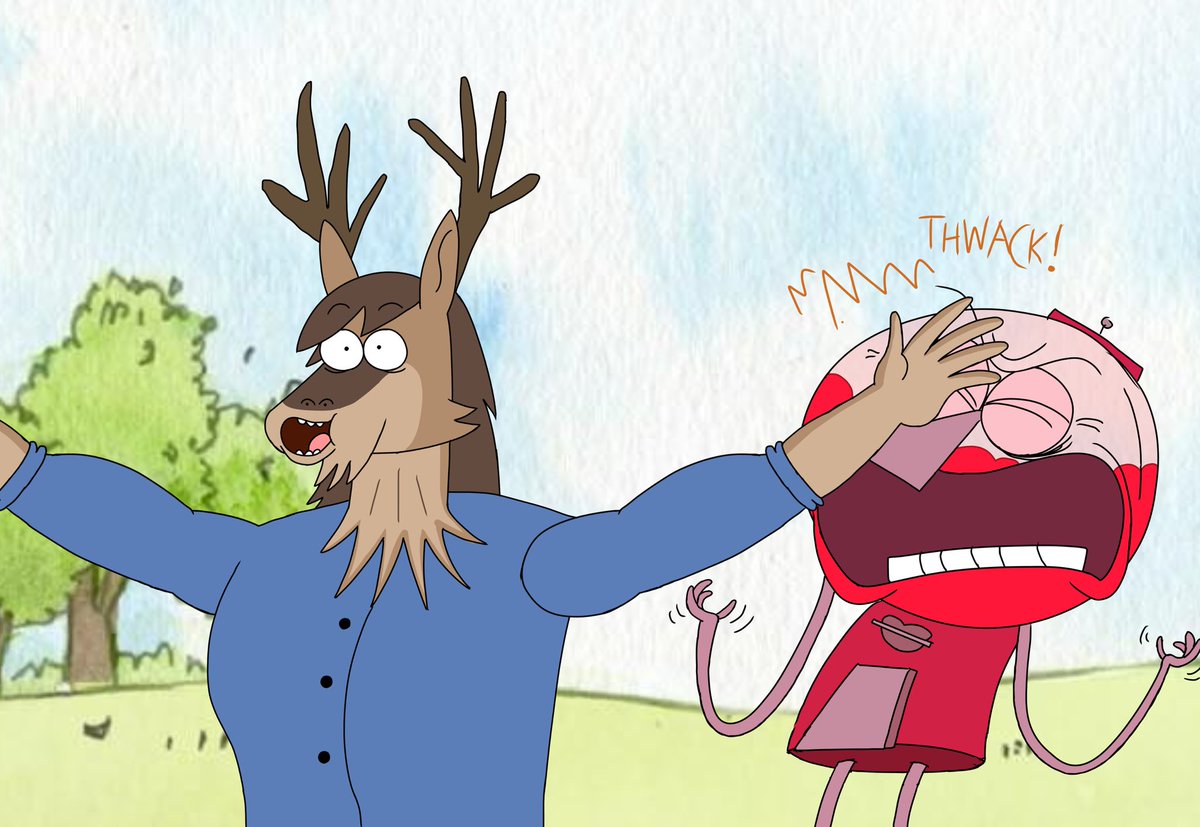 Recent Regular Show style commissions I did!