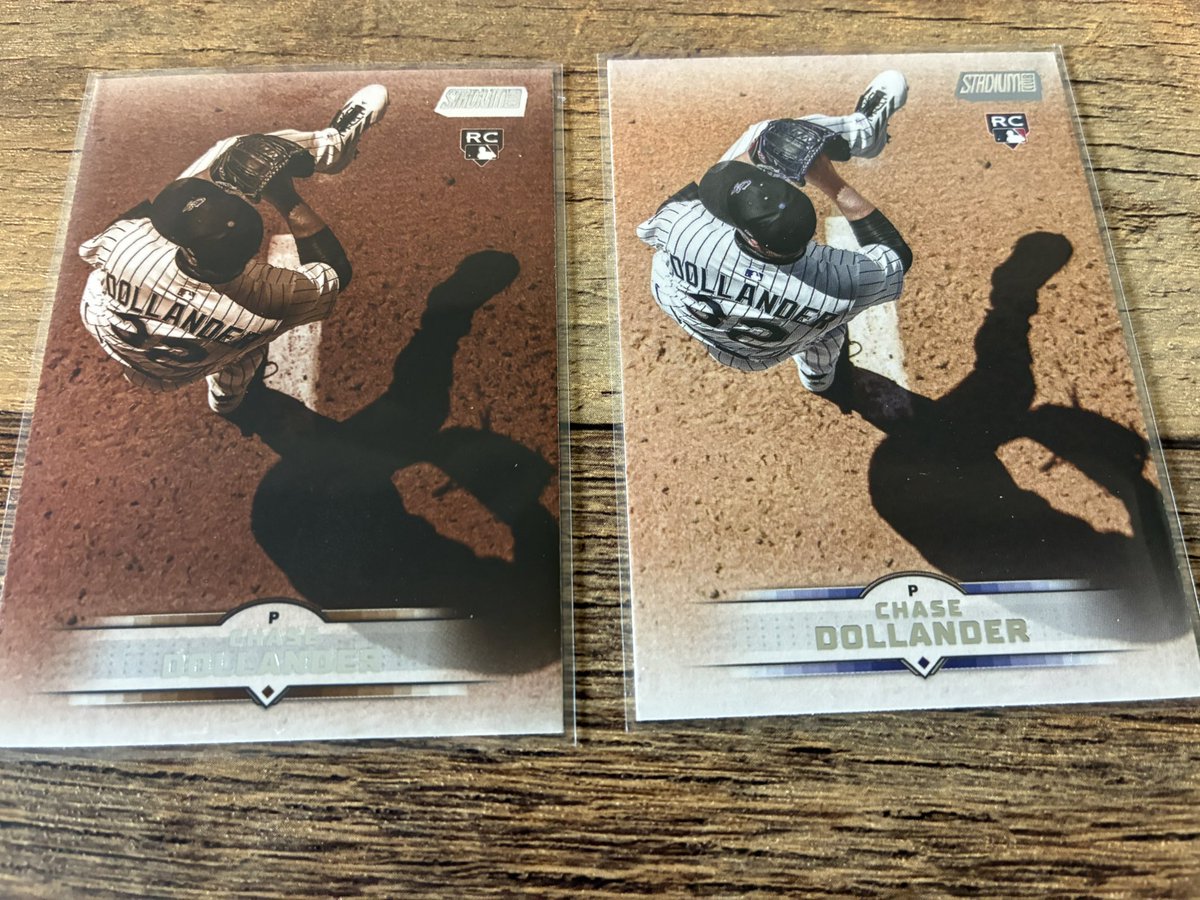 Just noticed I had two different cards here. What’s the parallel called ...