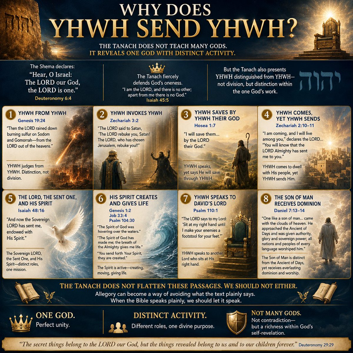 Why Does YHWH Send YHWH? The Shema stands at the center of Jewish faith ...