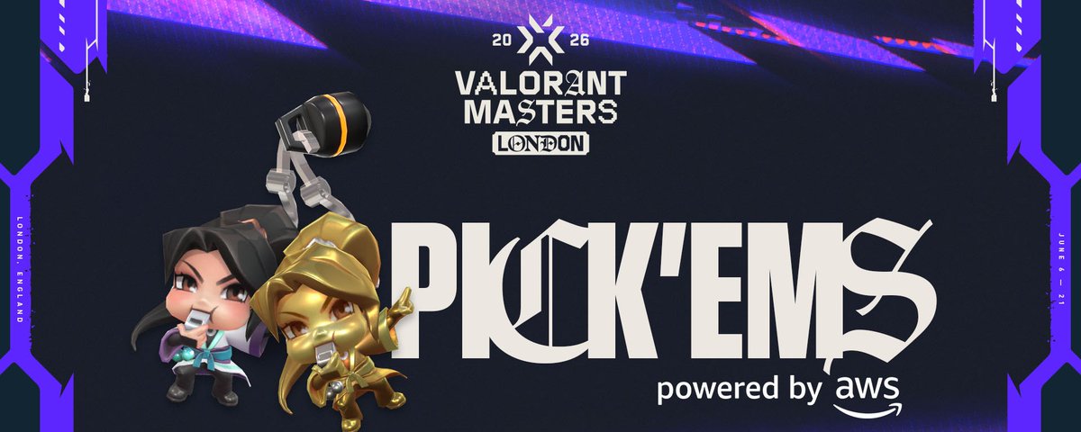 #VALORANTMasters Pick’Ems are LIVE! Go pick us! (we waited a VERY long ...