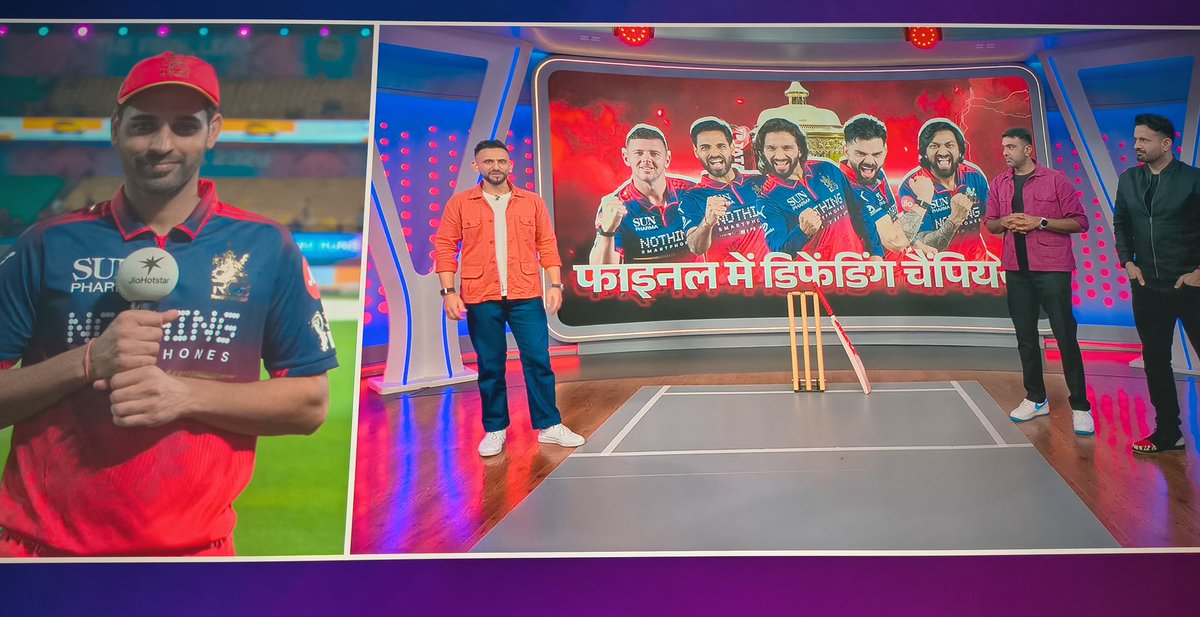 Ashwin - Wear the purple cap, it suits you. Bhuvi - One more match ...