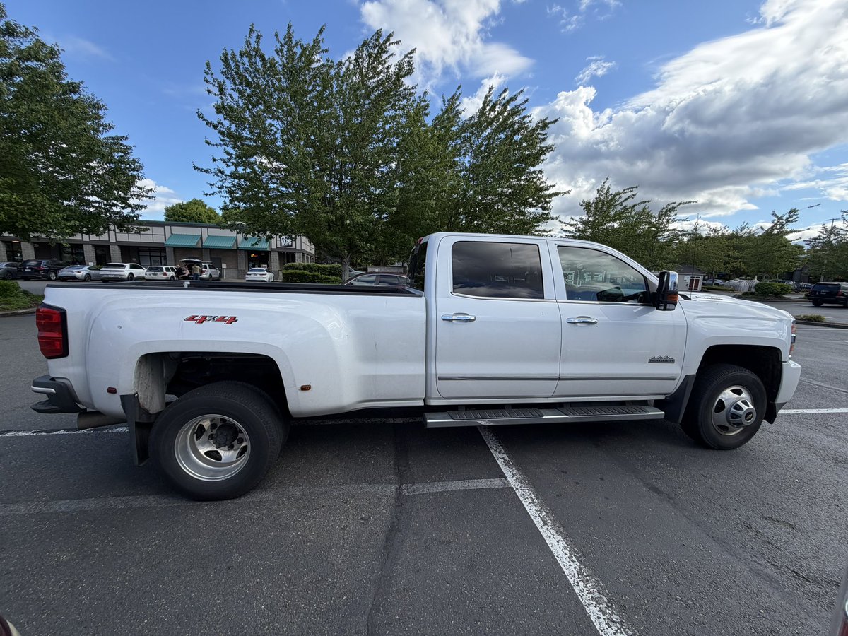 Gracious me, four parking places for one Pacific North West “truck”. # ...
