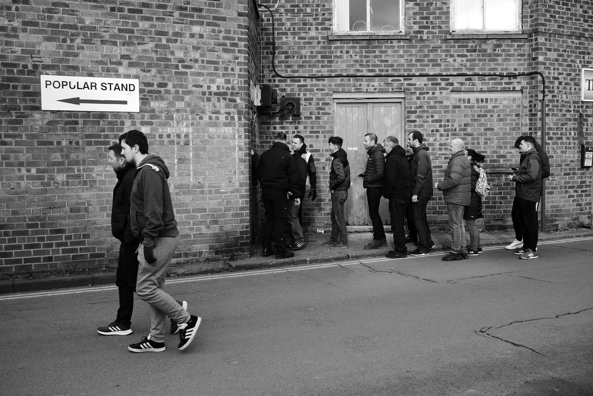 Remembering Bootham Crescent Here come the other lot. Away supporters ...