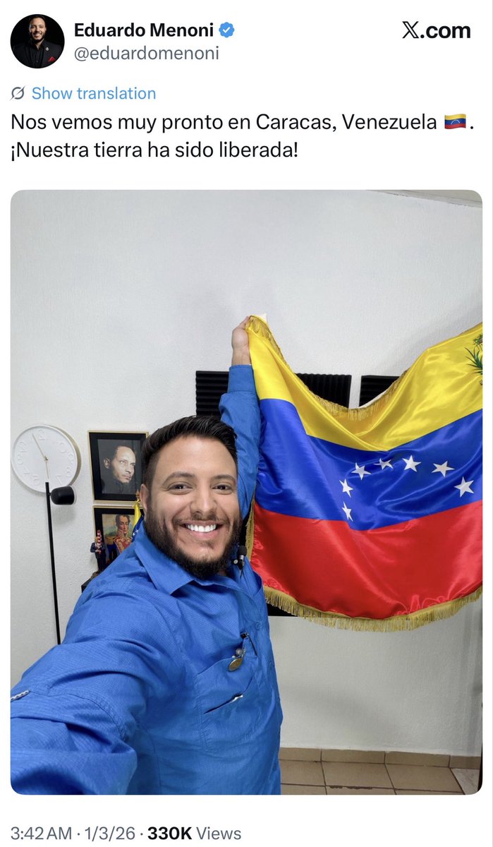 @eduardomenoni Quien regresa a Venezuela primero, @MariaCorinaYA o tu?