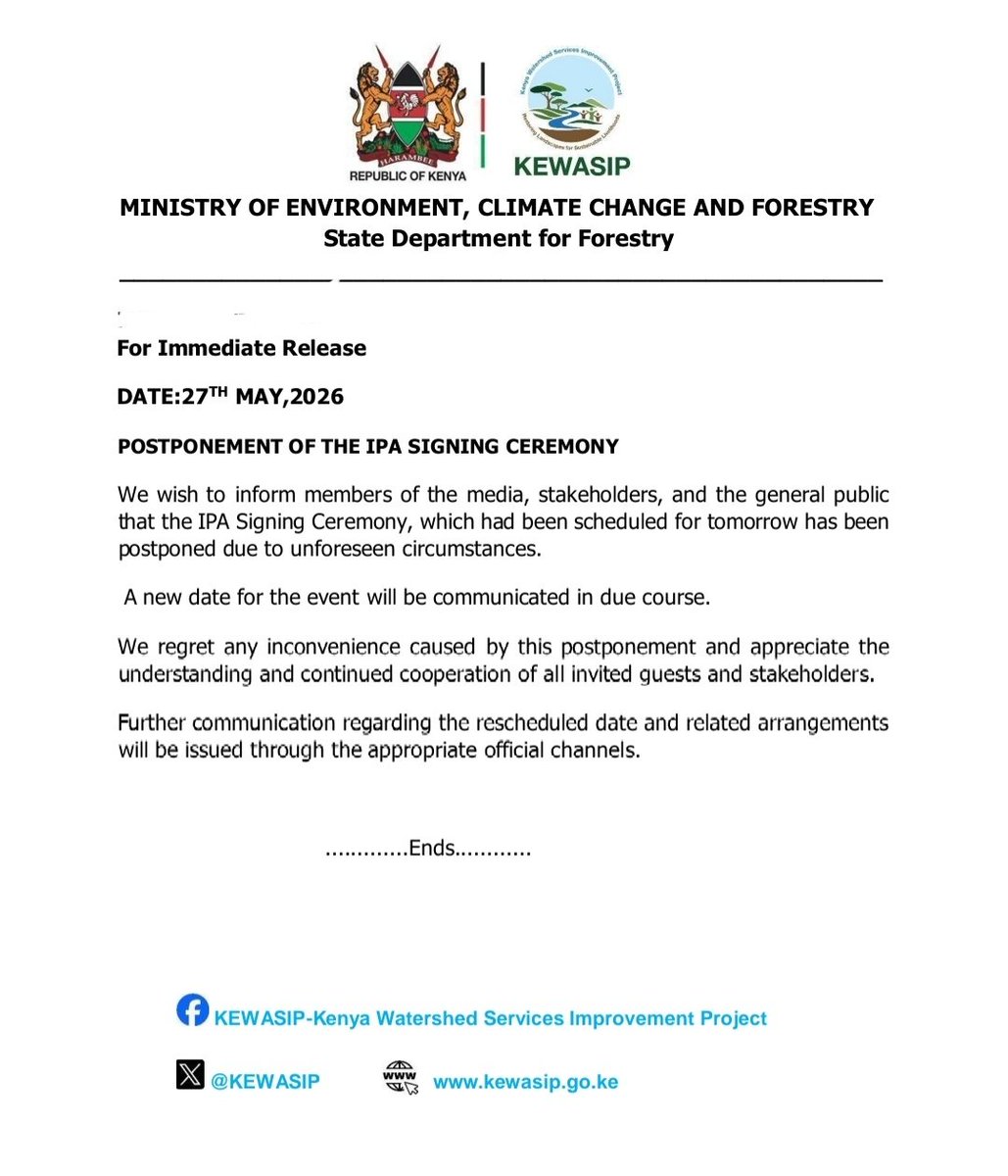 State Department For Forestry Kenya (@Forestry__Kenya) on X