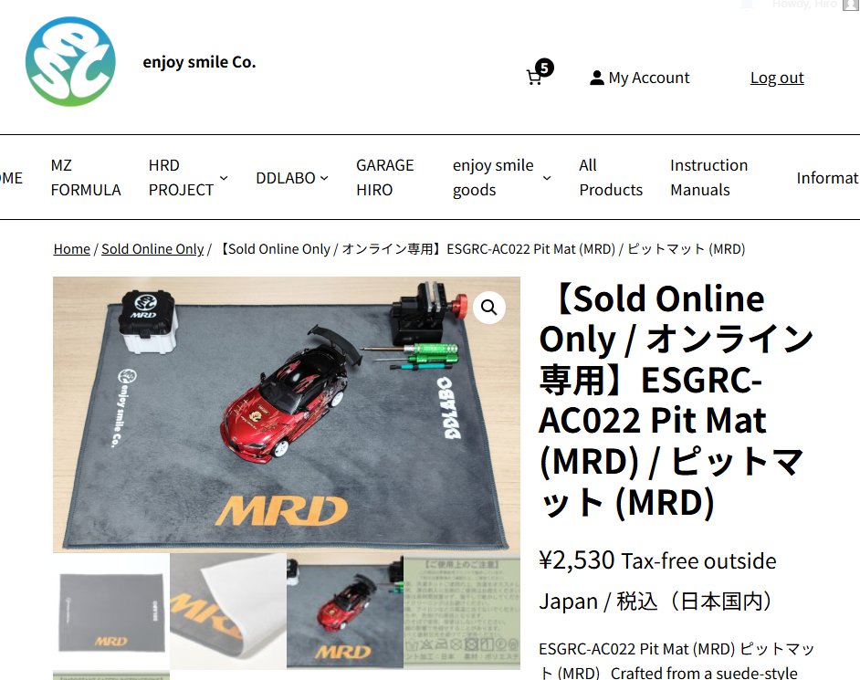 Hello everyone! This is Ishikawa from the enjoy smile Co. online shop ...