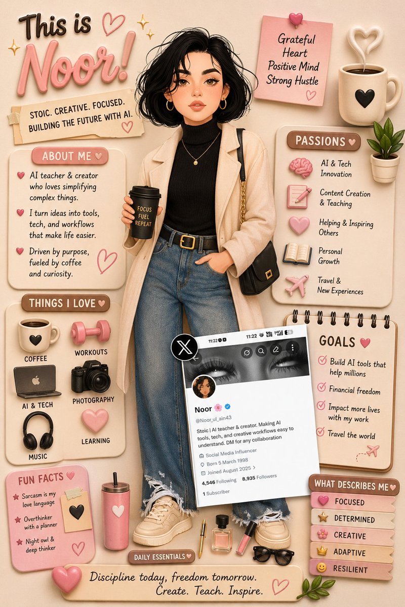 Built with dreams, coffee, creativity, and a little bit of chaos . Just ...