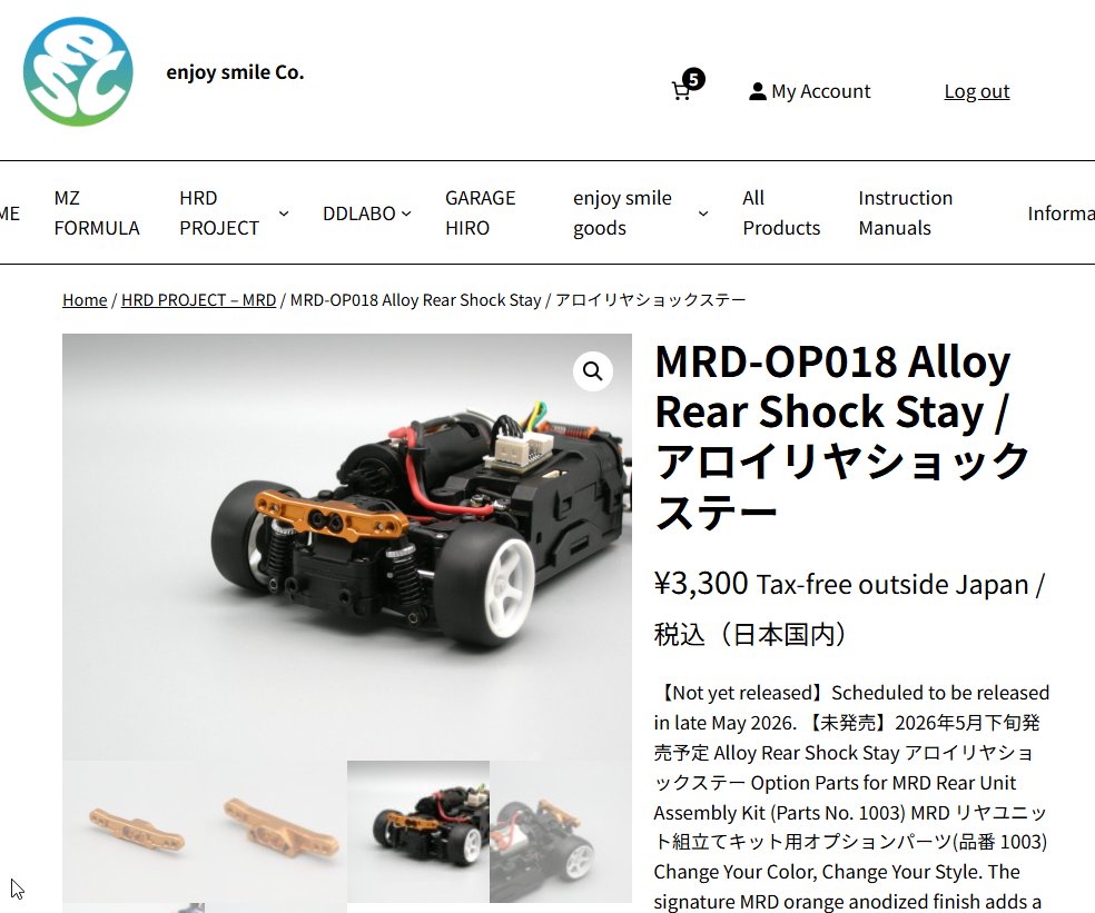 Now available today‼️ Optional parts for the MRD Rear Unit are here ...