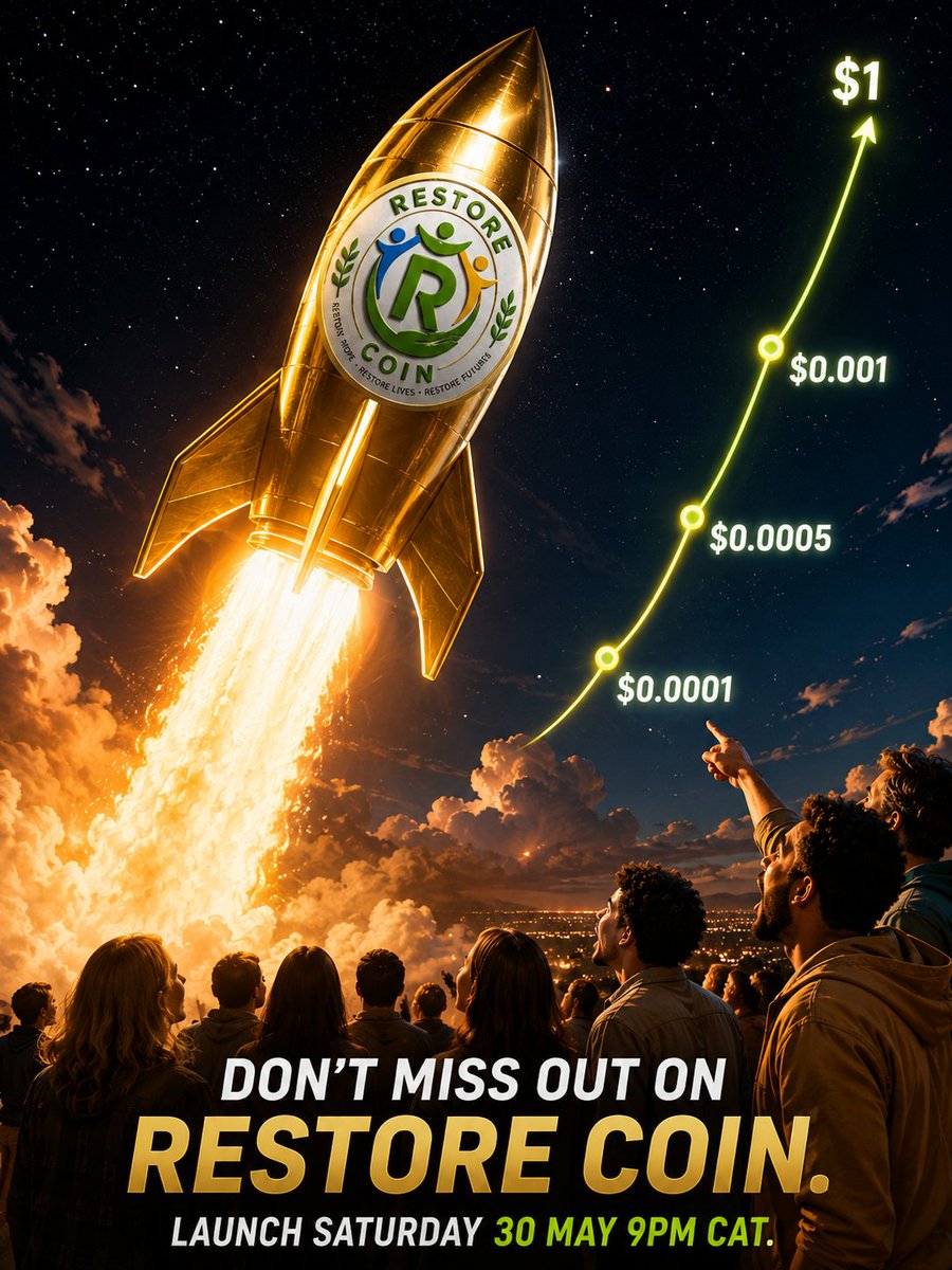 Restore coin #Launch Join the community -https://t.co/8e1oYVSxWK # ...