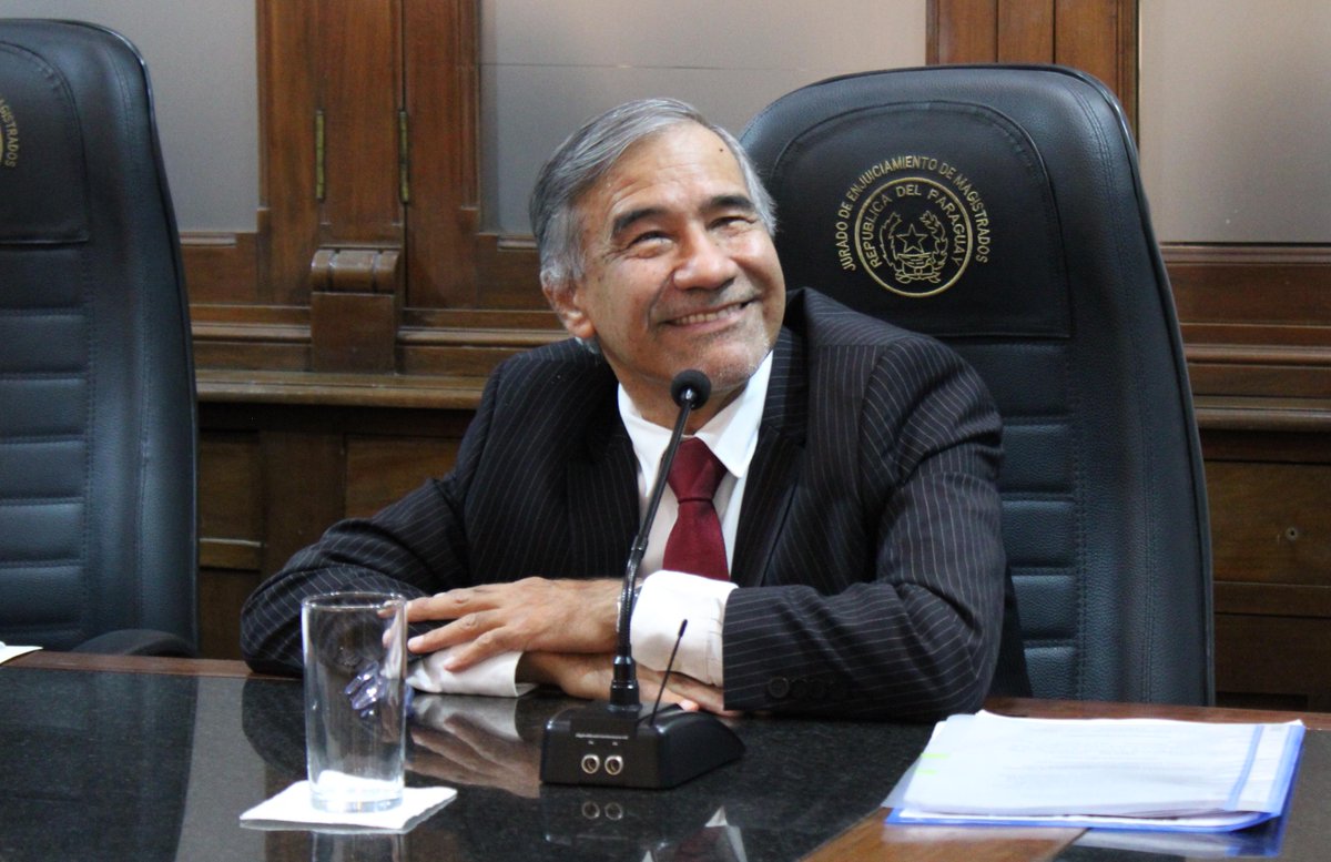 ⚖️ Juramento del ministro, Prof. Dr. Manuel Dejesus Ramírez Candía ...