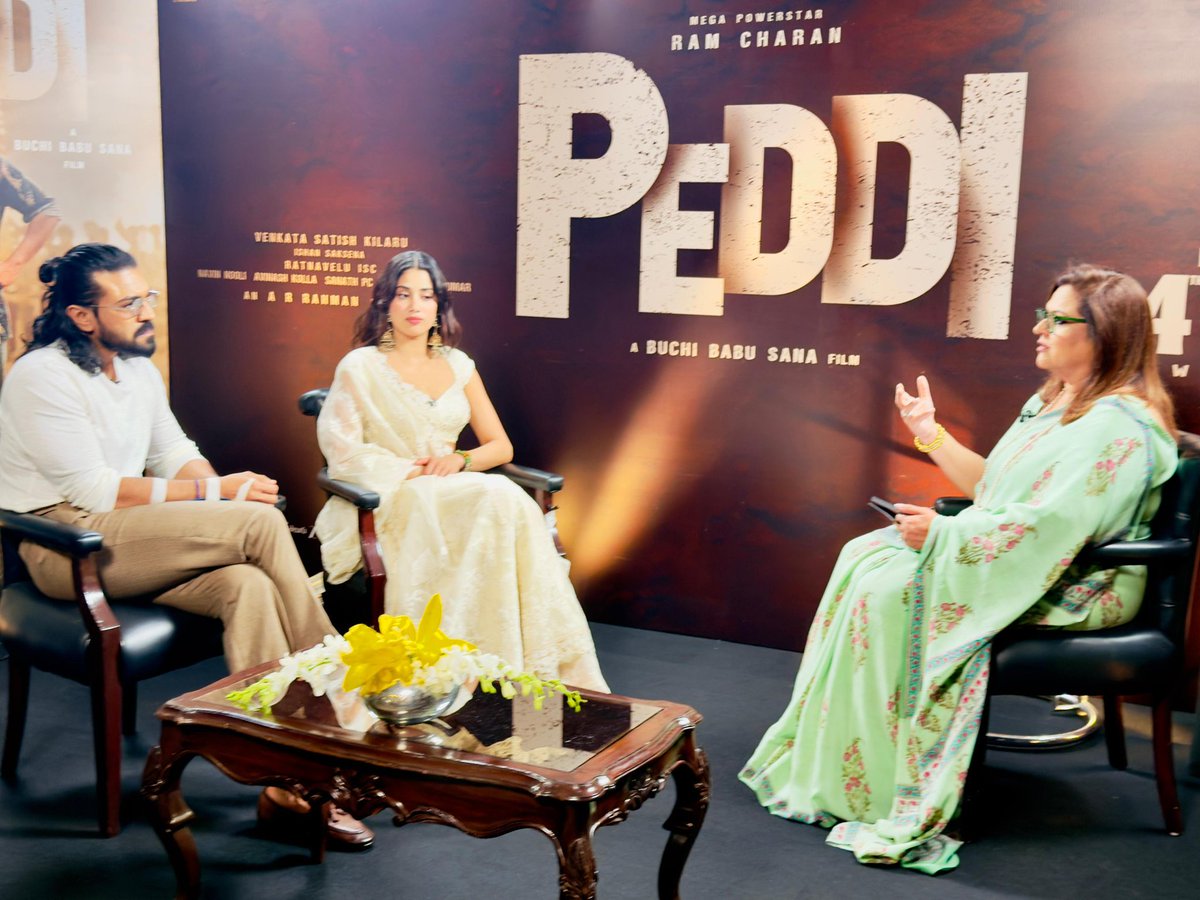 Thanks @navikakumar ji, we're waiting for the interview. 朗 #Peddi ...