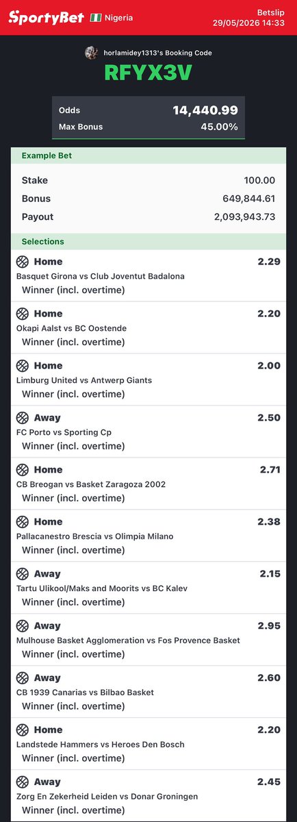 11 GAMES 14K ODDS RFYX3V