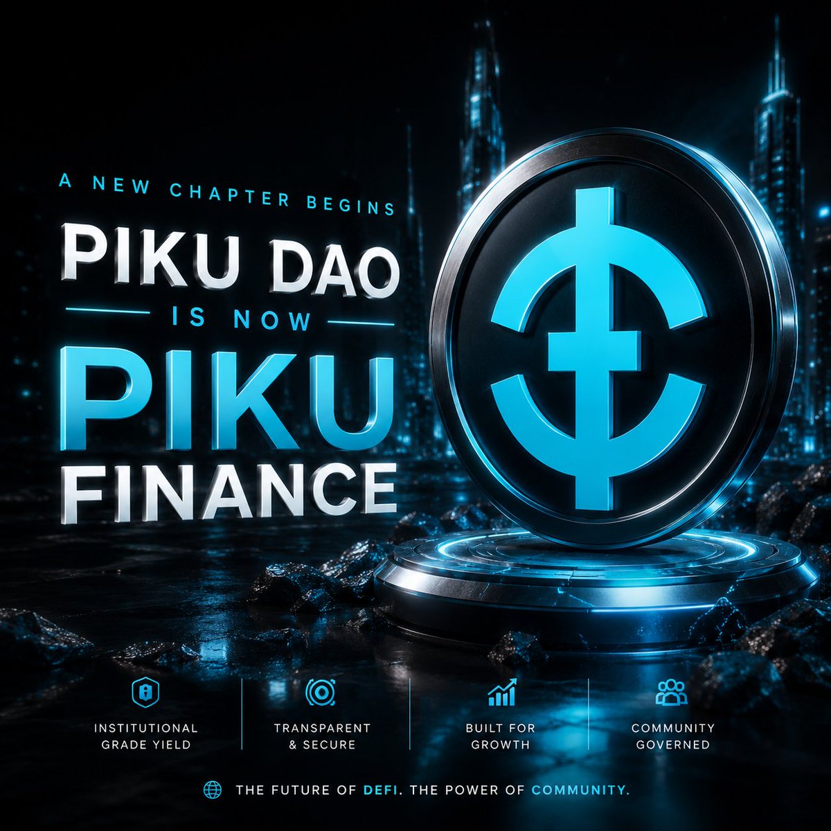 A New Chapter Unfolds PikuDAO is Now became @PikuFinance ! Big move ...