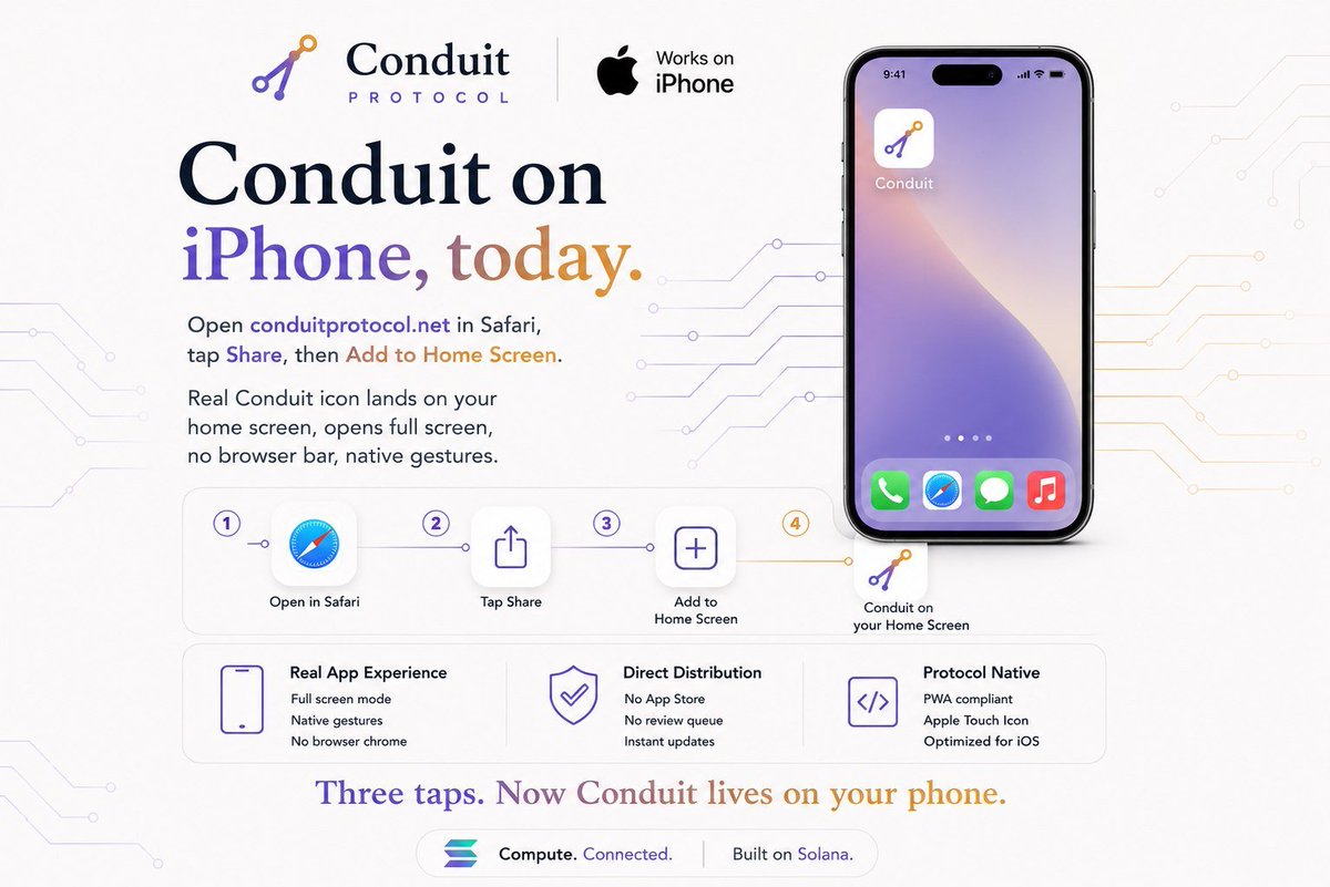 Conduit can now be on your iPhone! Open https://t.co/KYrhUtKsua in ...
