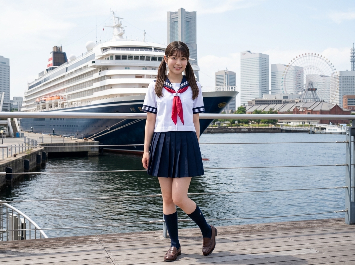 しばらく旅に出ますといっときながらすぐに帰ってきました♪ ＃セーラー服 ＃萌桜