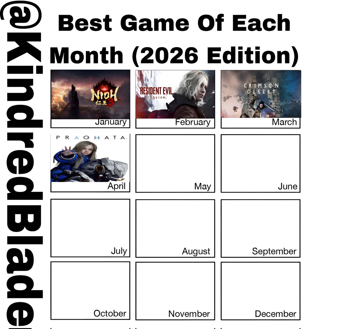 It's the last day of the month, so it's time to decide on the best game ...