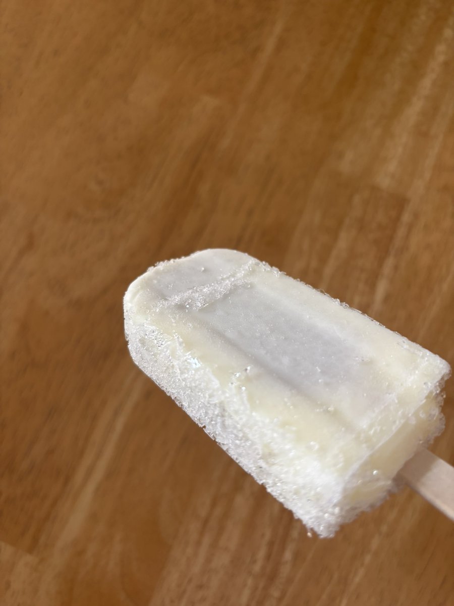 ずっと冷凍庫入れてたやつ氷すんごい