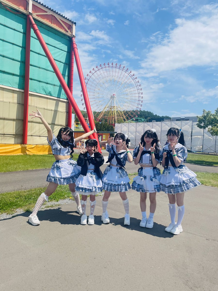 HOKKAIDO GREENLAND FESTIVA ワンステージ目終わりました ️ ありがとうございました ️ #ローワンベリー