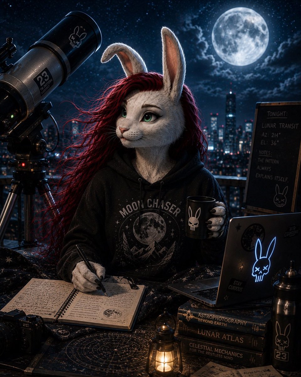 GOOD MORNING FUCKERS ☕⛧ The rarest moon of the year is hanging over you ...