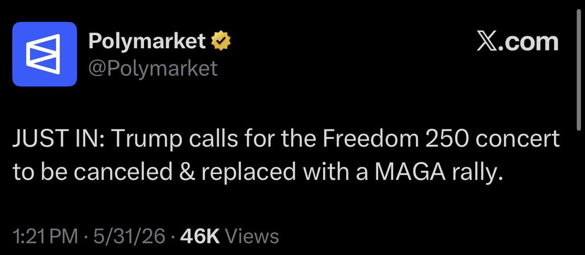 BREAKING: The Freedom 250 Concert has officially become a Klan rally ...
