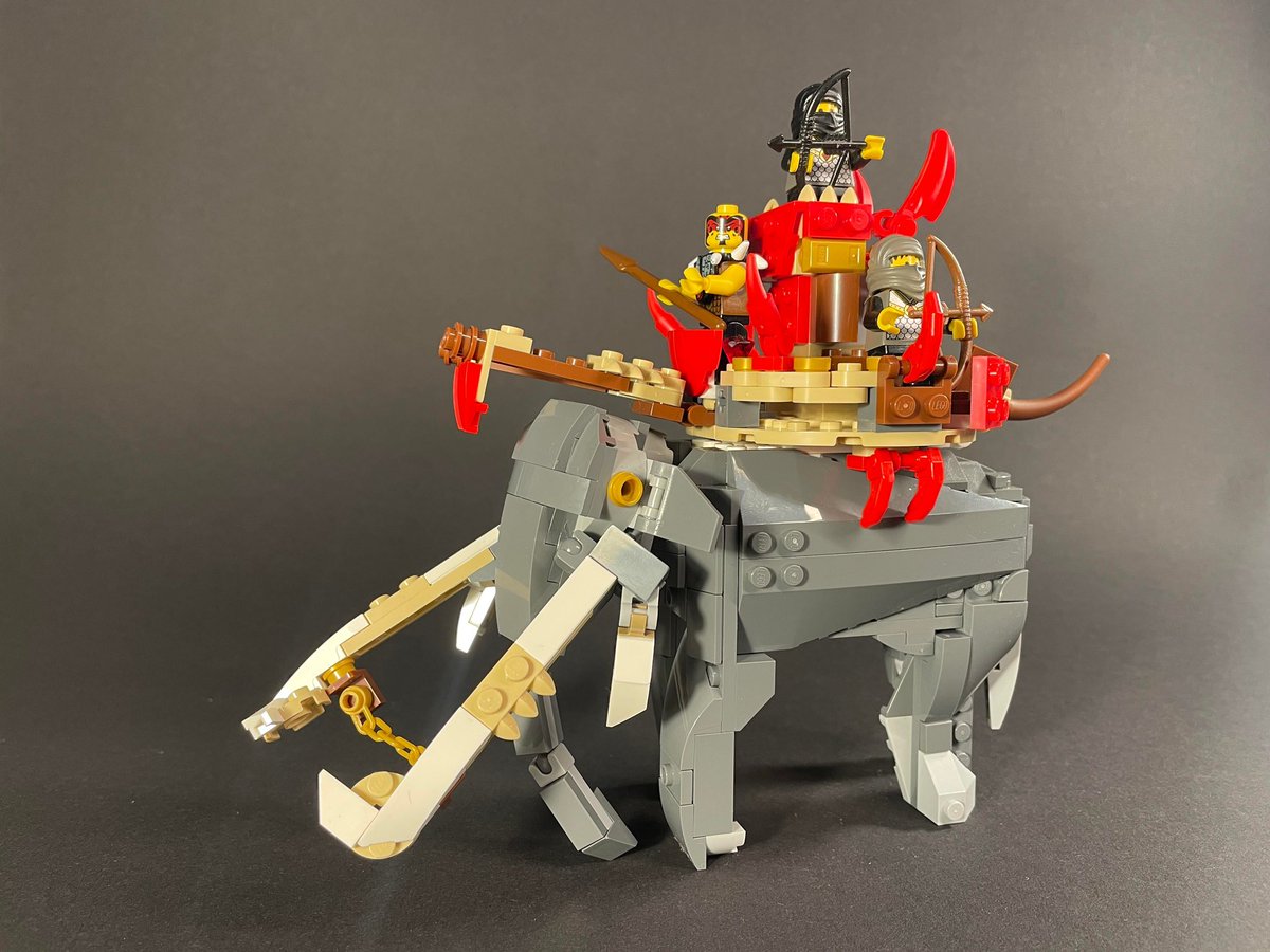 LOTR Mûmakil/Oliphaunt built using only LEGO Creator 3-in-1, Fierce ...
