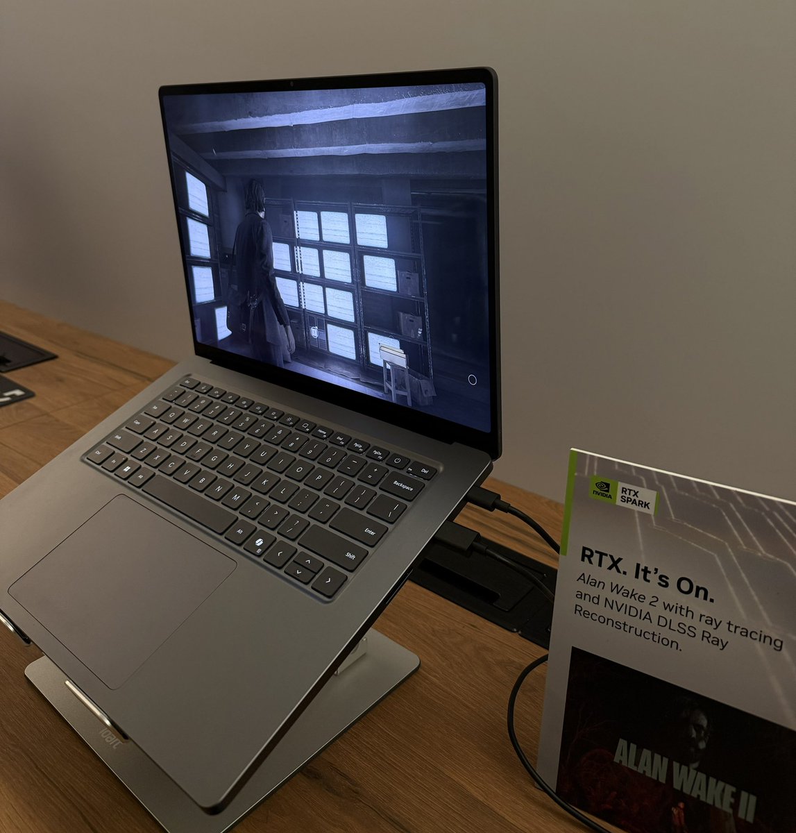 Alan Wake 2 running on RTX Spark with DLSS 4.5 and Ray Reconstruction 👀