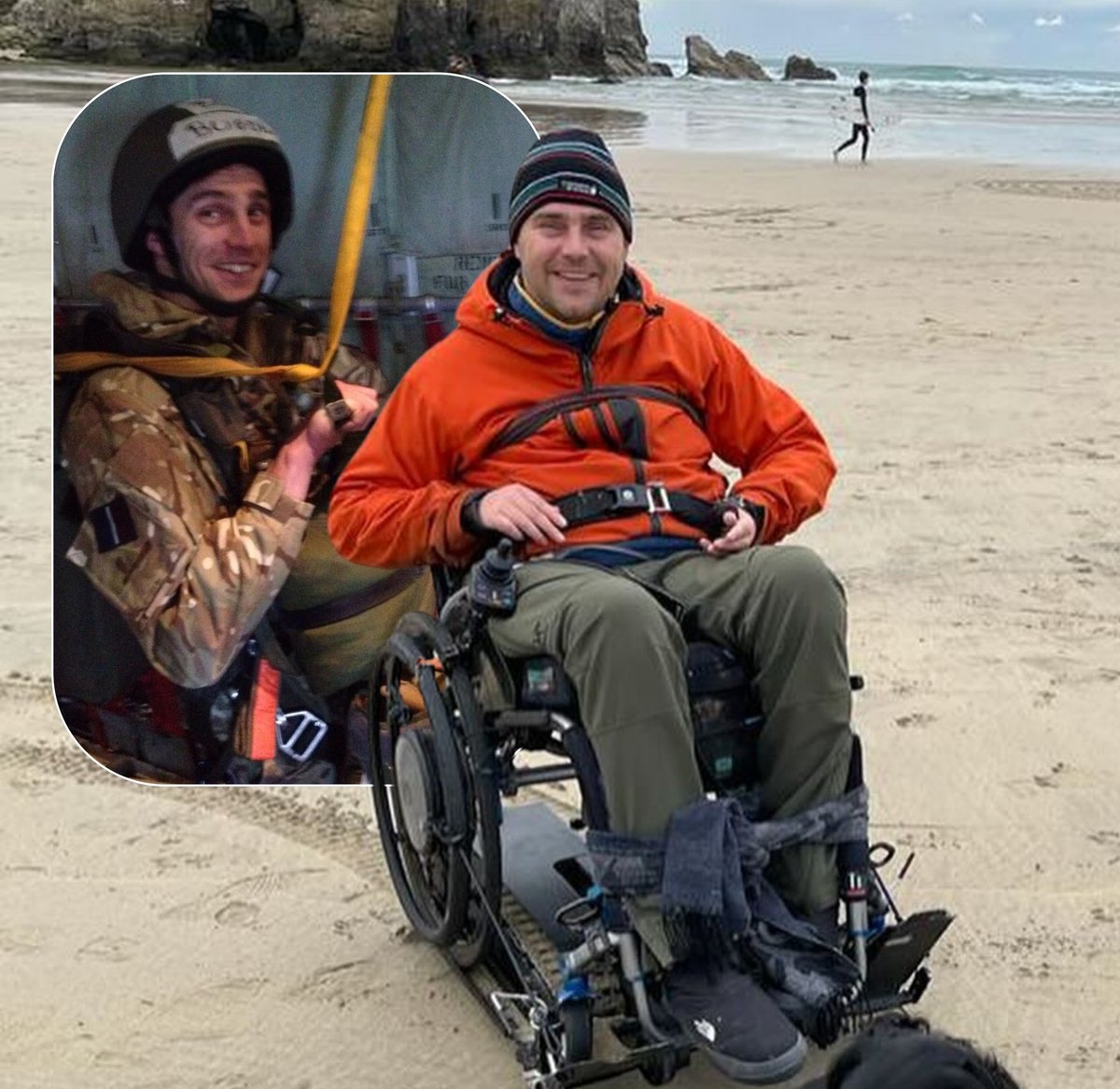 Ten years ago, RAF parachute instructor Rob Bugden’s life changed in an ...