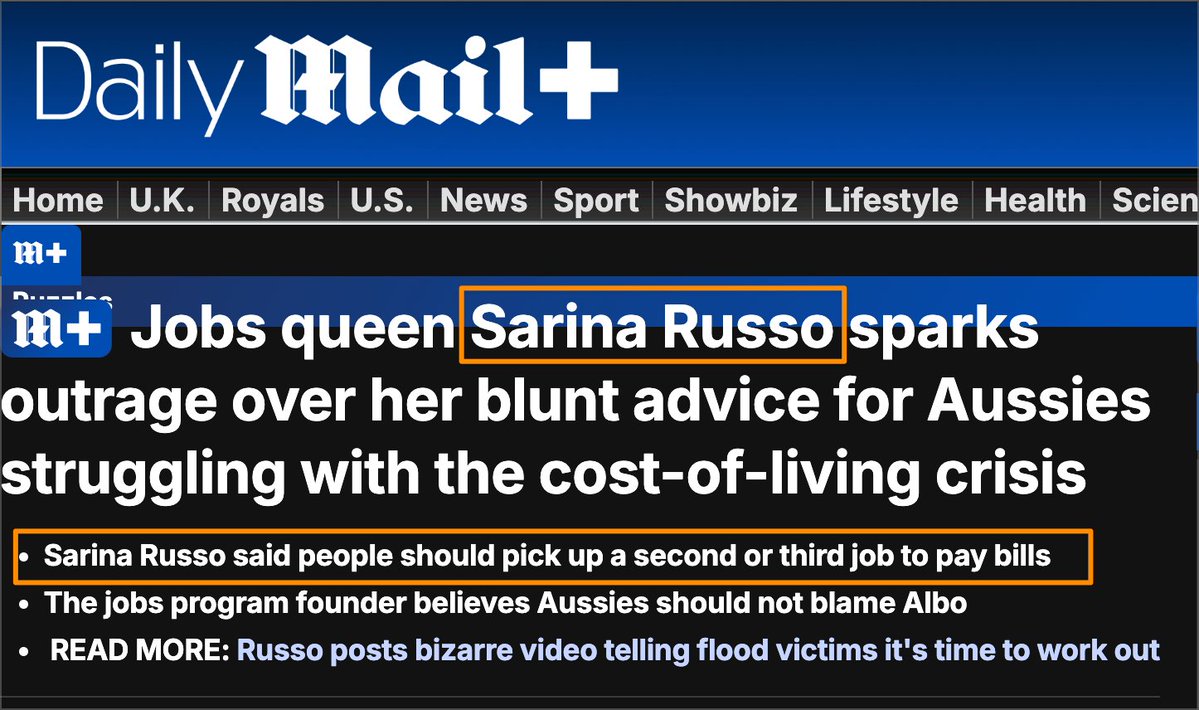 WHAT??? Lol, Crazy Cooker Sarina Russo says "people should pick up a ...