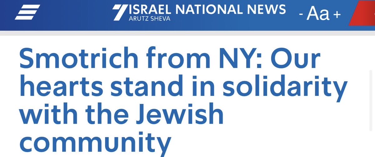 Smotrich says he’s in New York to inspire local Jews to abandon the ...