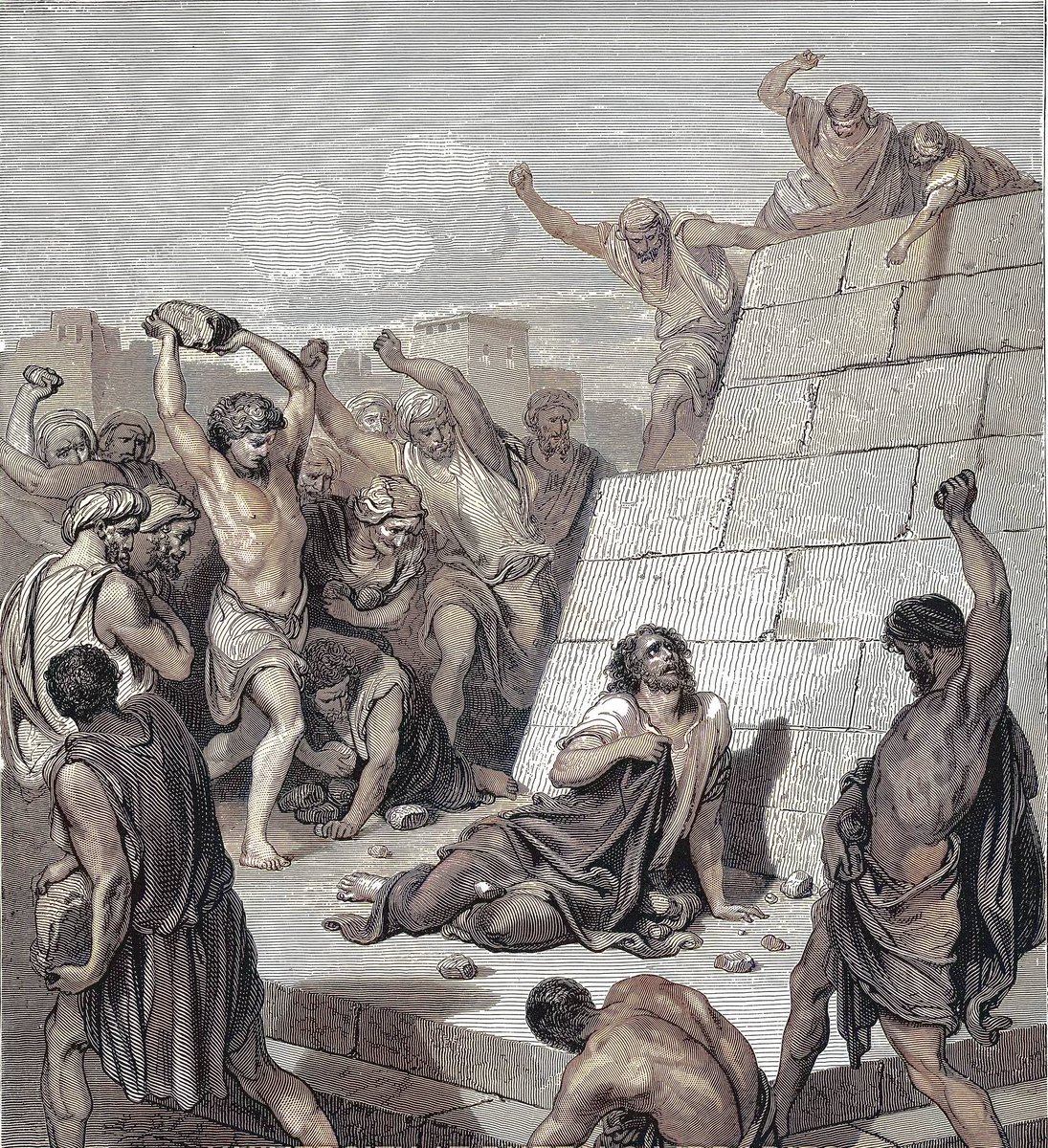 Reading the account of the brutal murder of Saint Stephen and it always ...