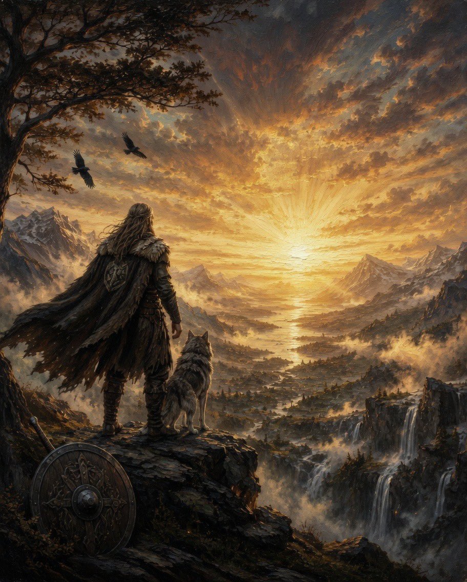 Daily 3-Rune Draw — The Wanderer’s Fire ⸻ Past — ᛗ Mannaz (Self ...