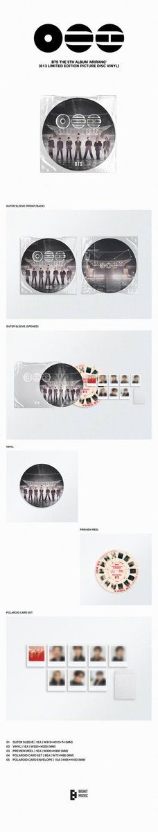 Информация о выходе «BTS The 5th Album “ARIRANG” (613 Limited Edition ...
