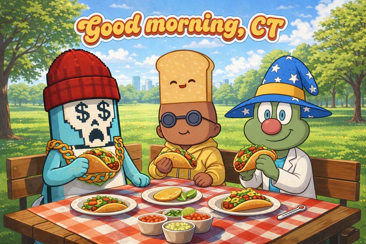 Good morning, friends. Another Tuesday, another taco. Waking up with ...