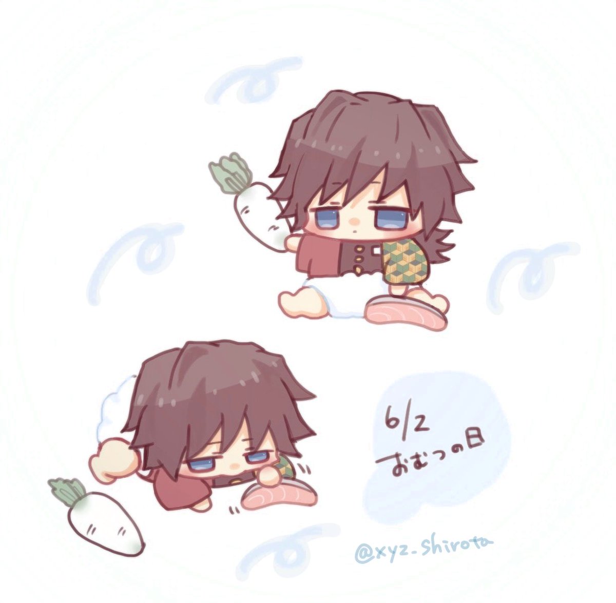 おむつの日らしいです ベビぎゆさん👶🌊