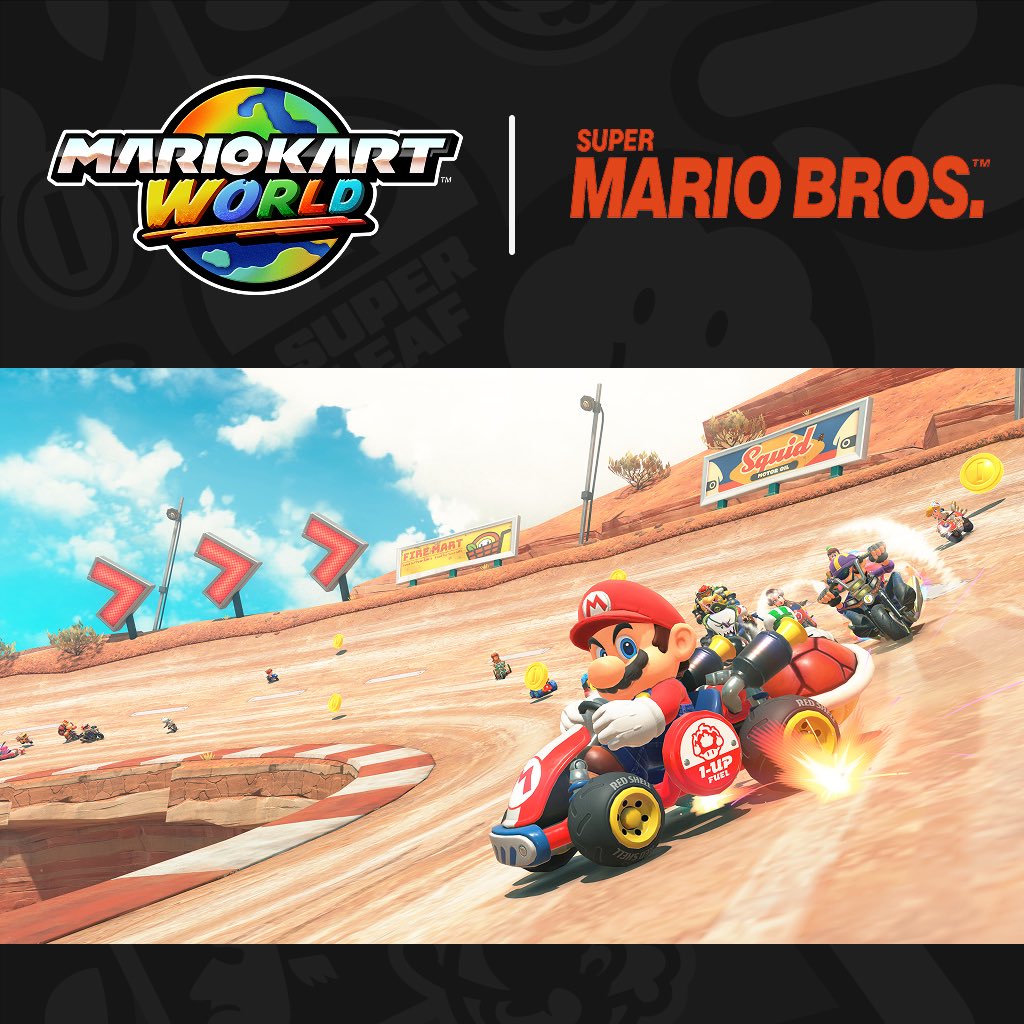 Mario Kart World’s Free roam tracks related to Super Mario Bros, 2 and ...