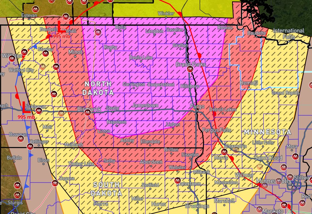An Enhanced risk for Tuesday (3/5) Several Strong tornadoes possible ...