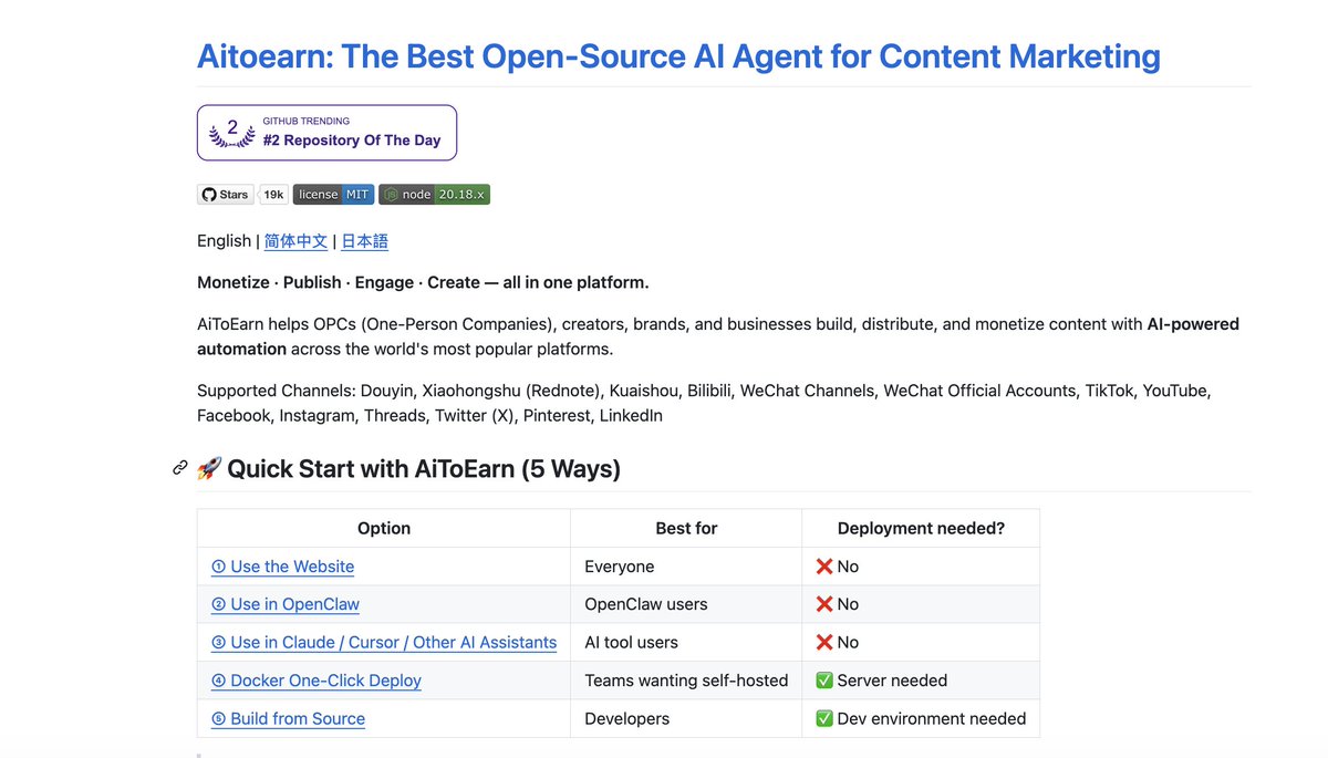 AI TO EARN.... This free, open-source tool helps you make money from ...