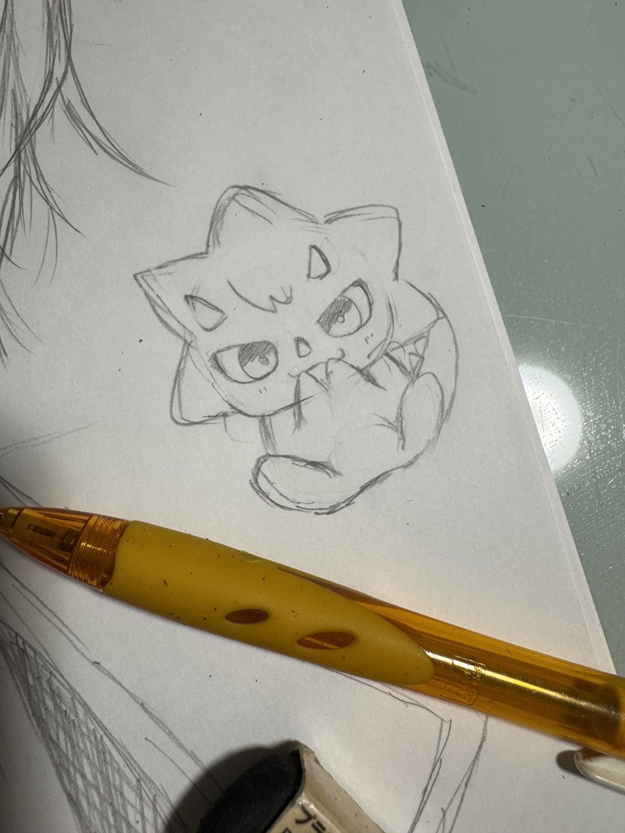 久しぶりに絵を書いたけどやっぱりムズいね… まじ絵をかける人たち凄いわ… https://t.co/gZBCbFXxDe