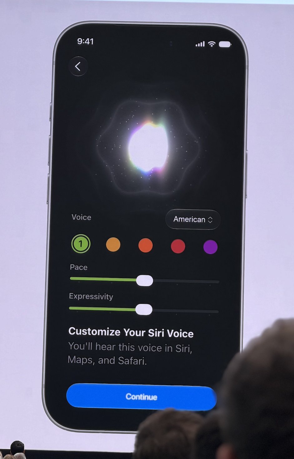 Joanna Stern on X: "Here we go! Siri AI powered by Apple's foundational ...