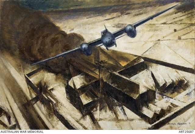 Breaching of Amiens Prison, by Dennis Adams, 1944. AWM ART25687 https ...