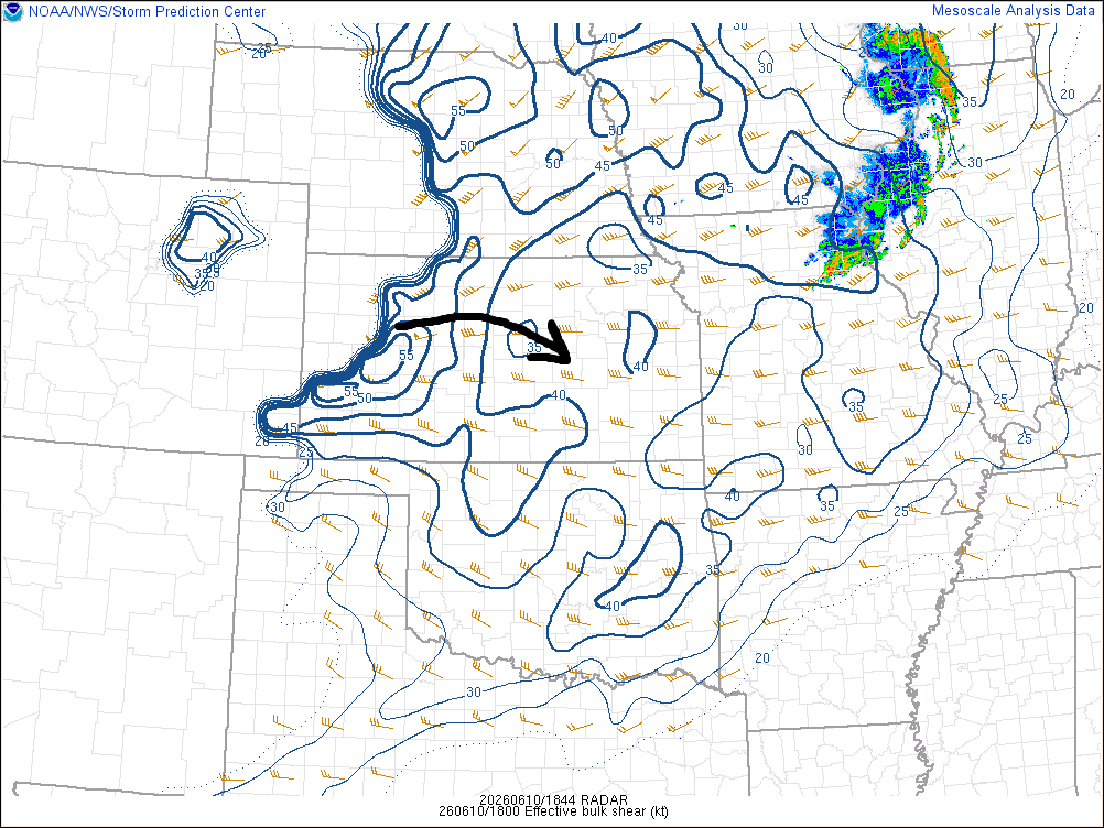 I really like NE Kansas today. I believe a few photogenic, high-based ...