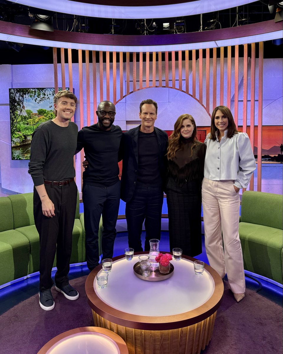 What a show! A huge thanks to tonight's guests Amy Adams, Patrick ...