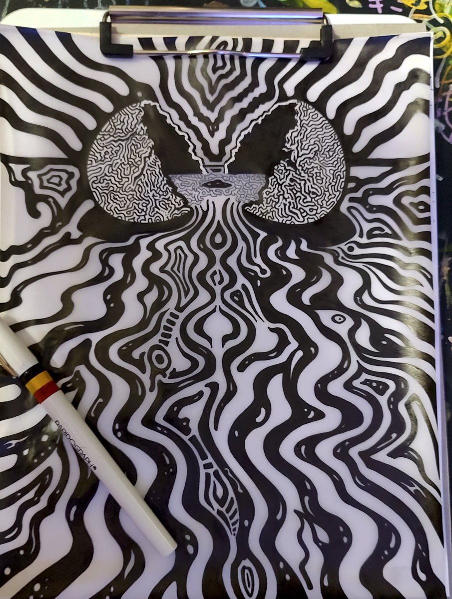 Cracked Egg, from early structure to finished scan. This one began ...