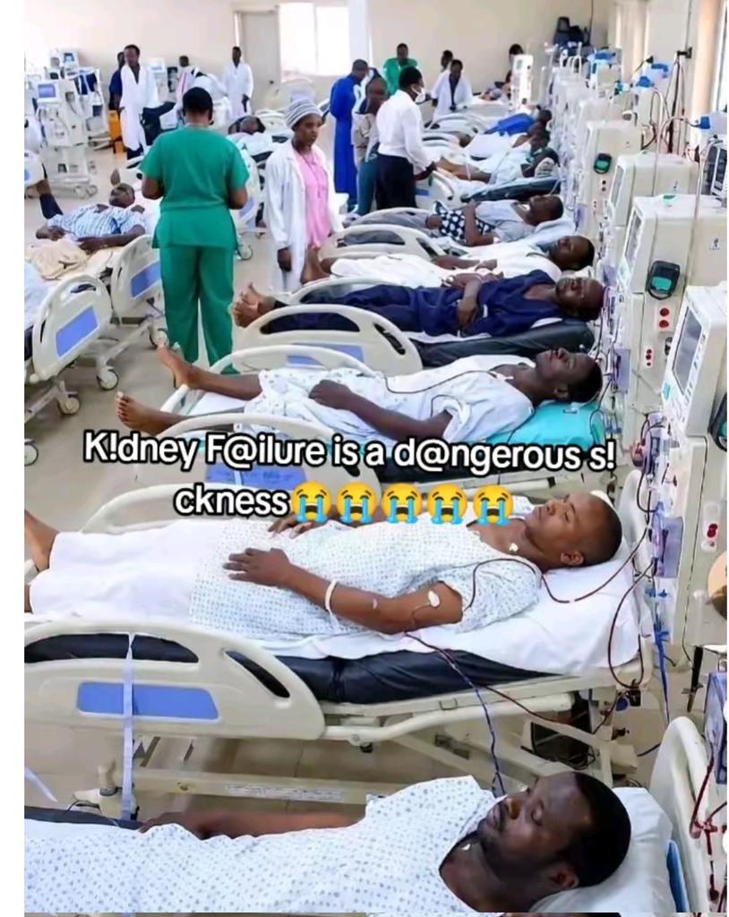 This is a Dialysis center in Nigeria, and there is not one old man or ...