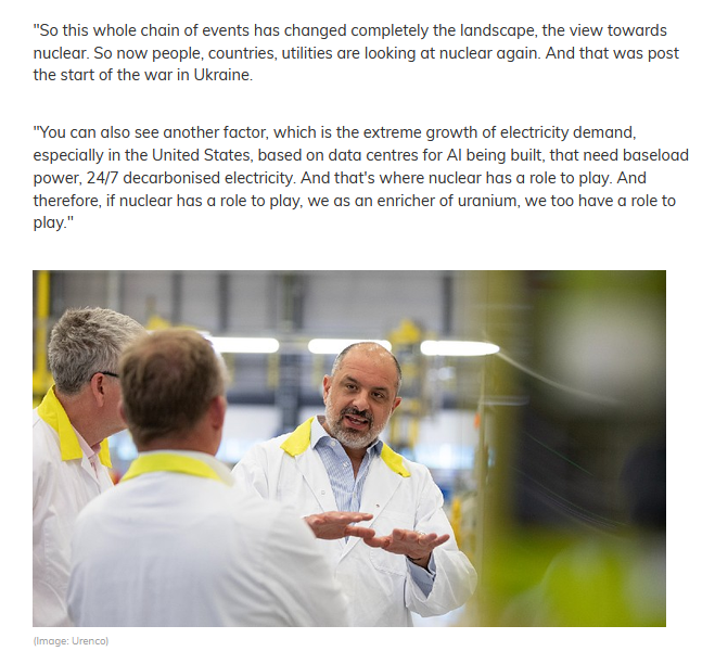 💥On June 2nd Urenco USA announced a 2.1M SWU expansion plan to increase ...